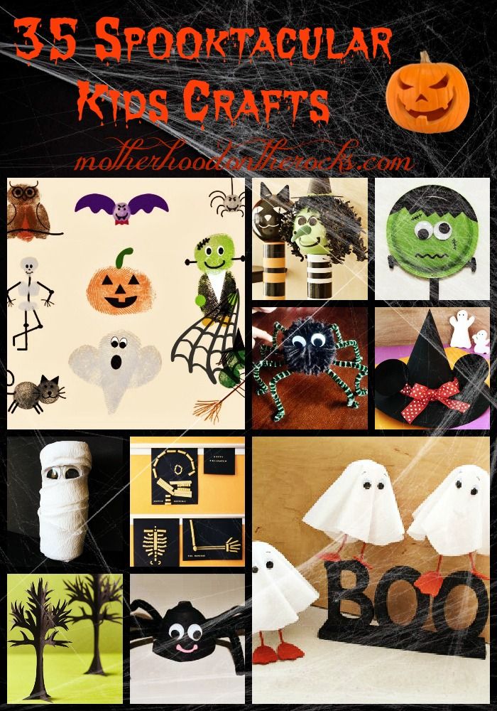 35 Spooktacular Kids Halloween Crafts