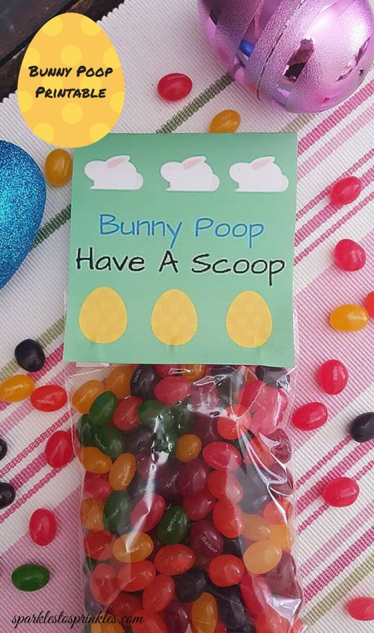 Bunny Poop with printable - Sparkles to Sprinkles