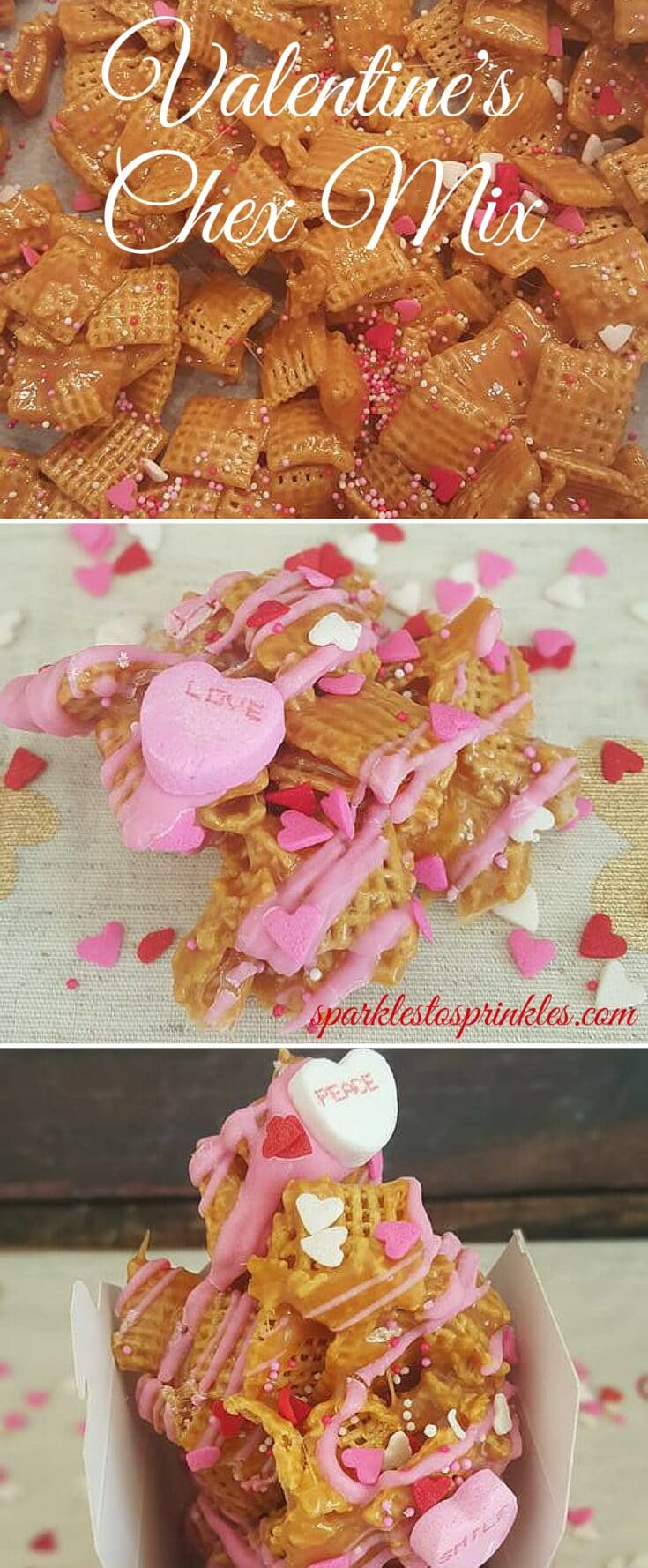 Valentine's Chex Mix - Sparkles to Sprinkles