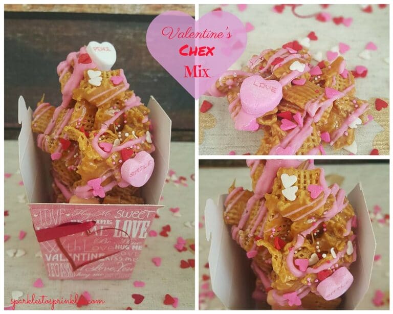 Valentine's Chex Mix - Sparkles to Sprinkles