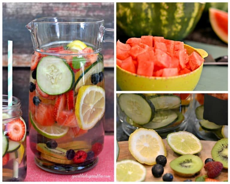 Fruit Infused Vitamin Water - Sparkles to Sprinkles