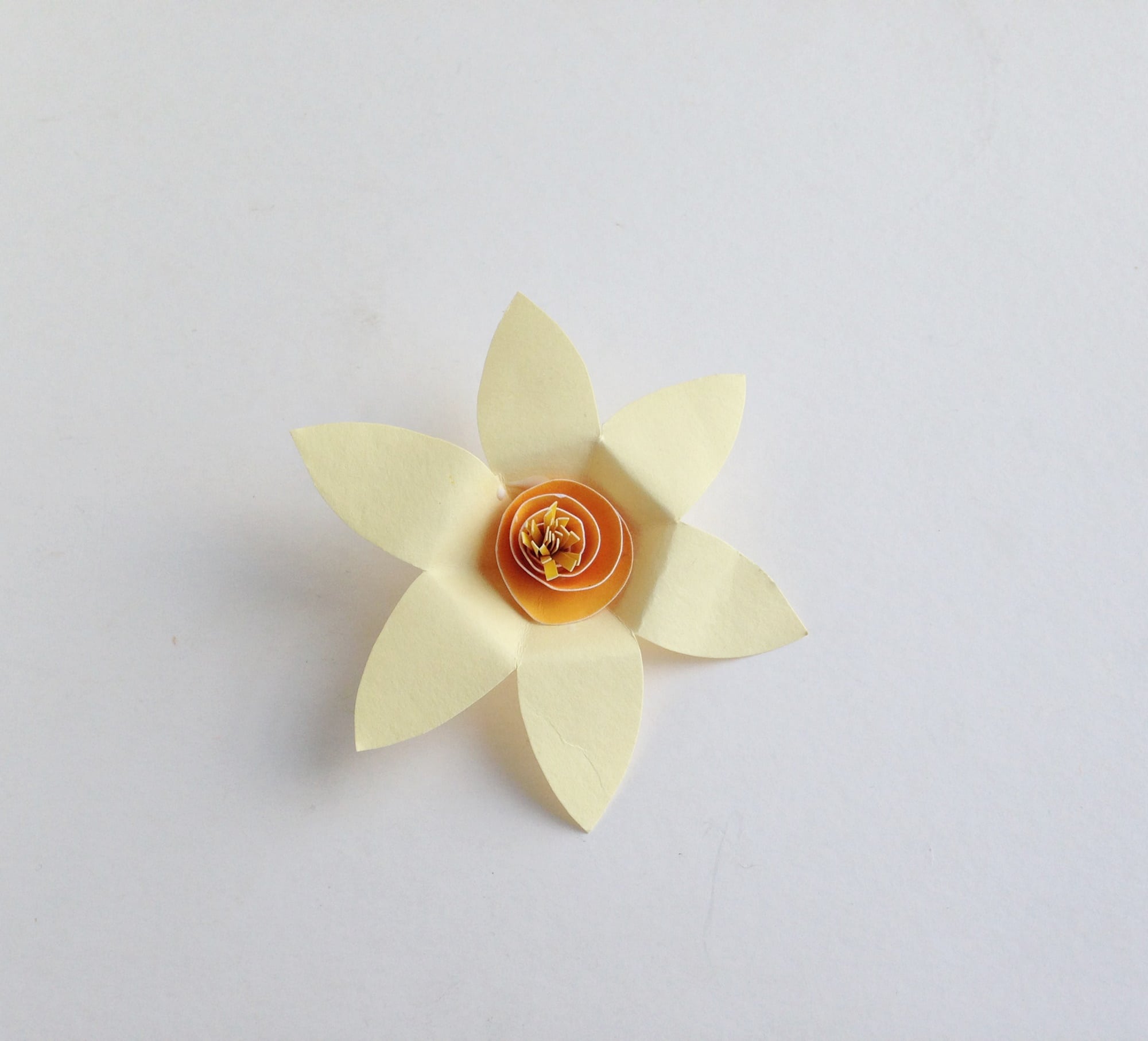 Paper Daffodil Craft - Sparkles to Sprinkles