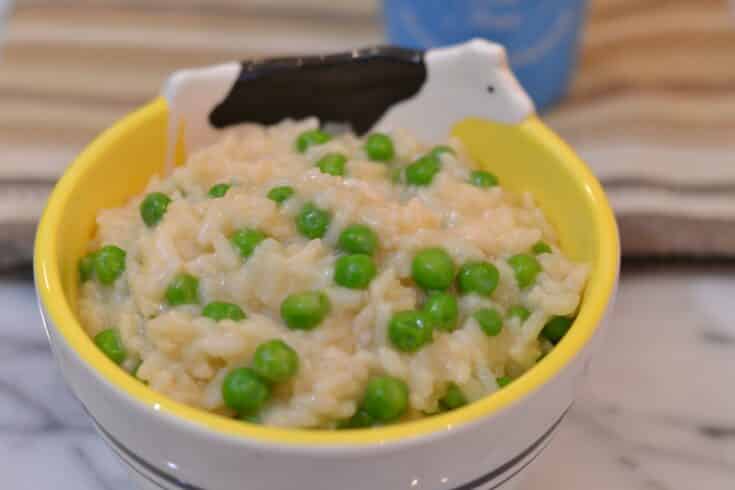 Instant Pot Parmesan Risotto With Peas Recipe ~ 10 minutes!