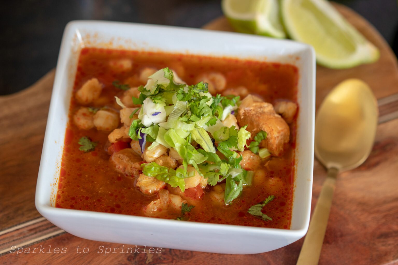Instant Pot Chicken Posole - Sparkles to Sprinkles