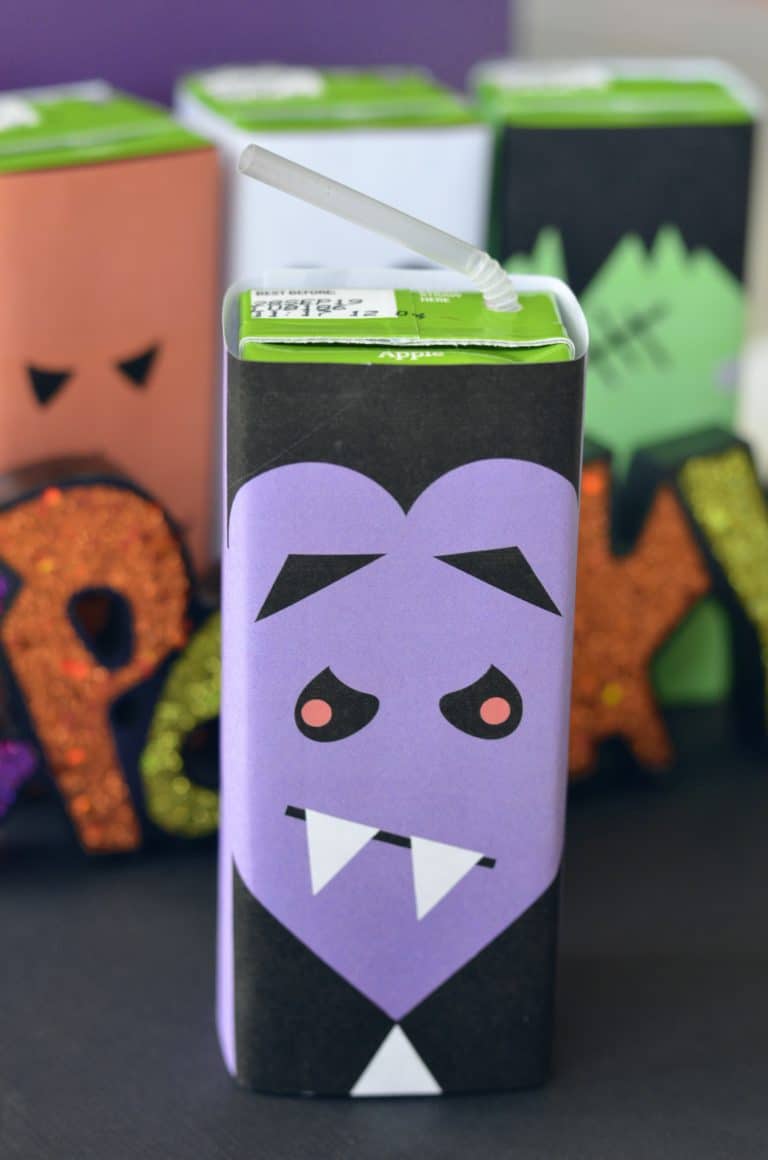 Halloween Juice Box Printables - Sparkles to Sprinkles