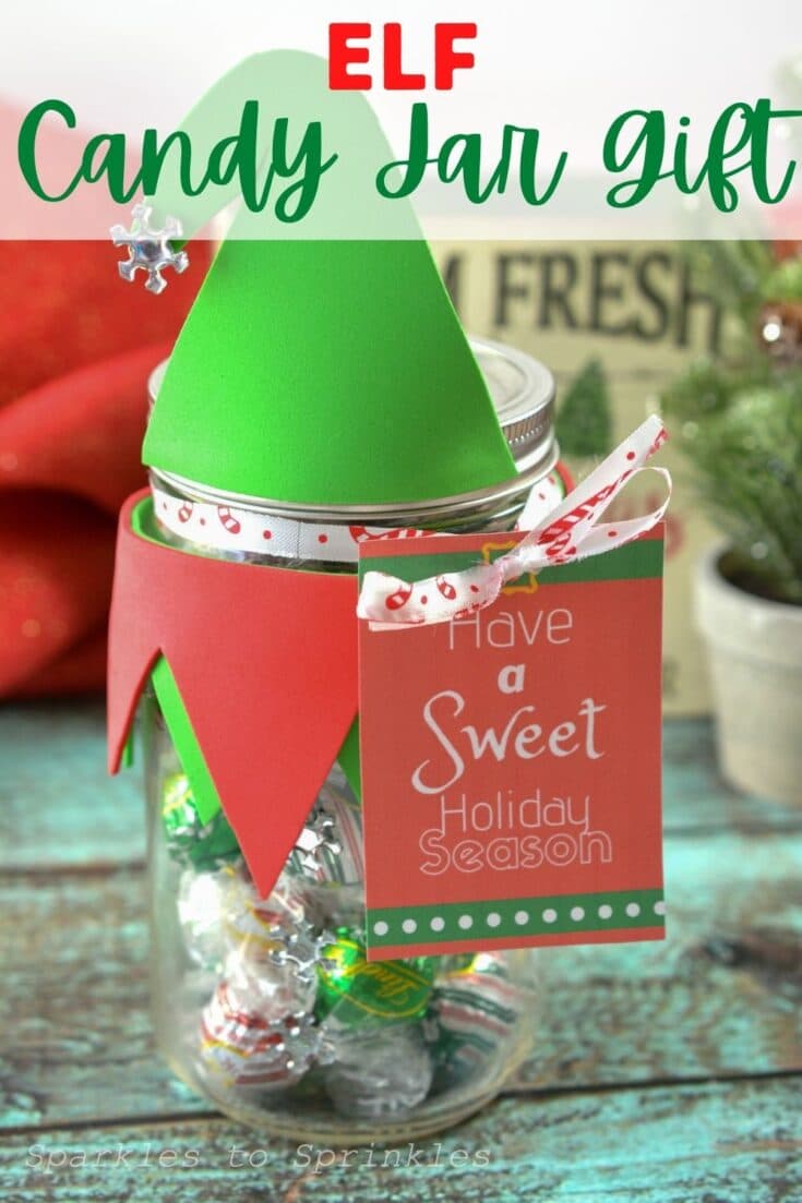 Elf Candy Gift Jar - Sparkles to Sprinkles