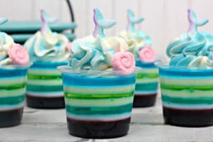Mermaid Jello Shots - Sparkles to Sprinkles