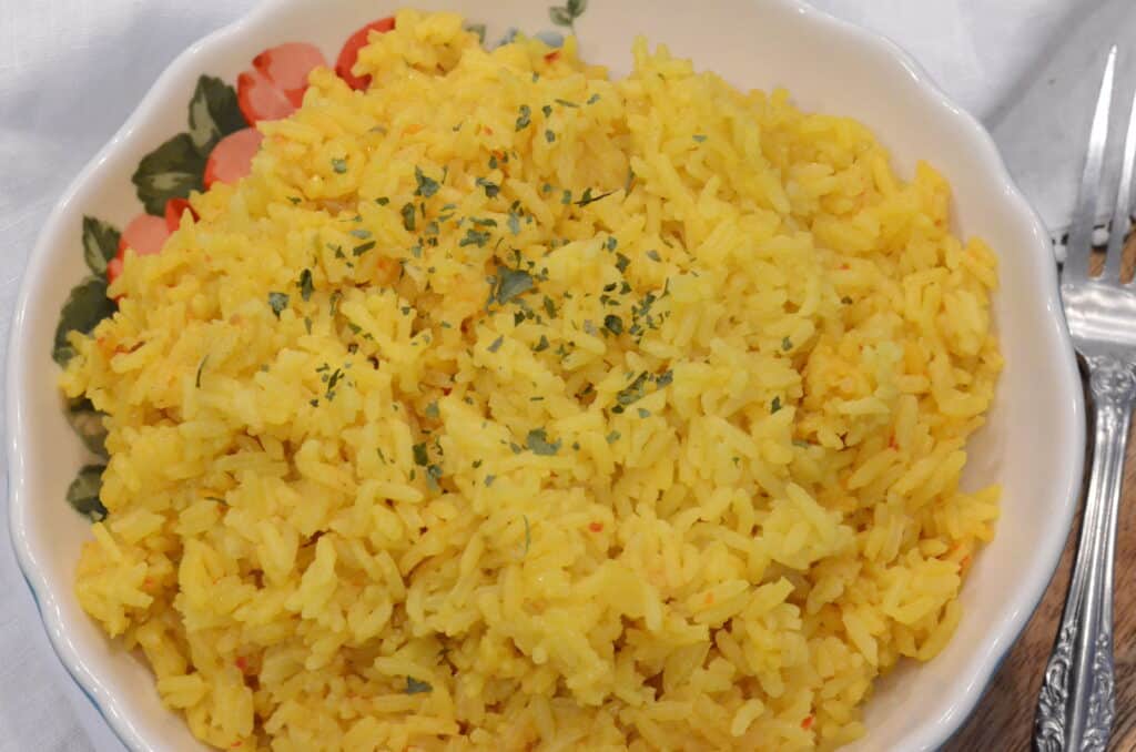 Instant Pot Packaged Saffron Yellow Rice - Sparkles to Sprinkles
