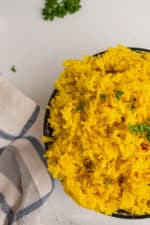 Instant Pot Packaged Saffron Yellow Rice - Sparkles to Sprinkles