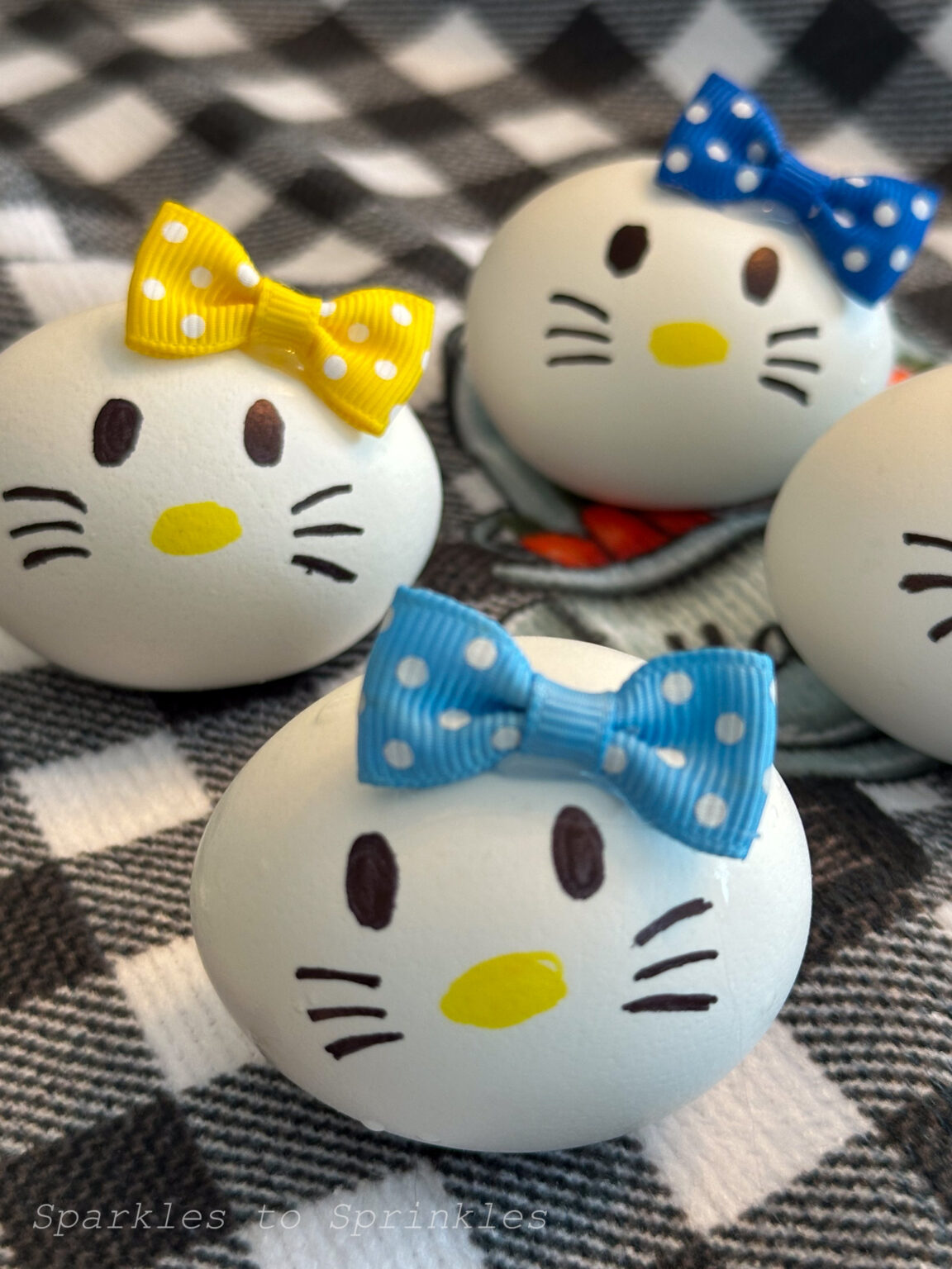 Hello Kitty Easter Eggs – The Cutest DIY Easter Craft - Sparkles to ...