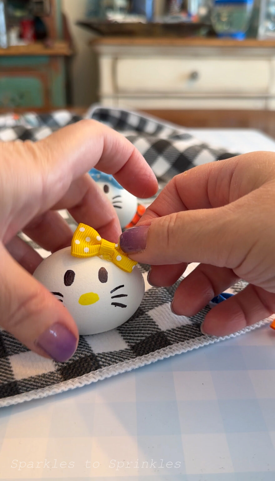 Hello Kitty Easter Eggs – The Cutest DIY Easter Craft - Sparkles to ...