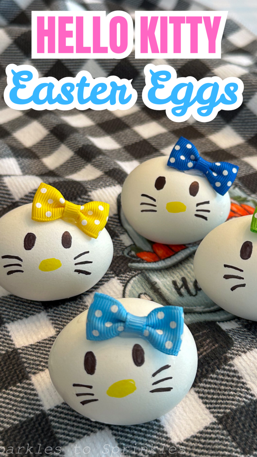 Hello Kitty Easter Eggs – The Cutest DIY Easter Craft - Sparkles to ...