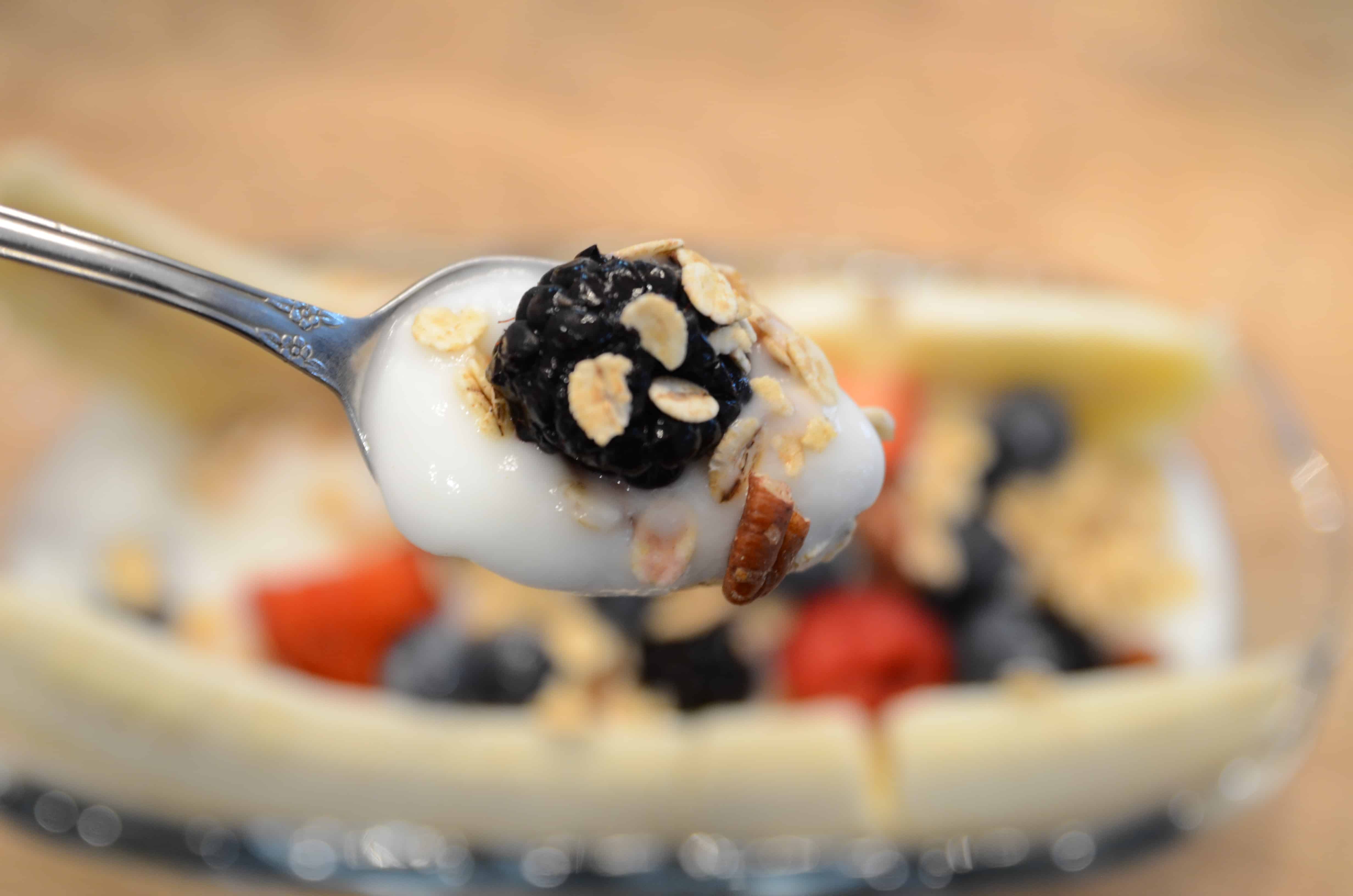 Breakfast Banana Split - Sparkles to Sprinkles