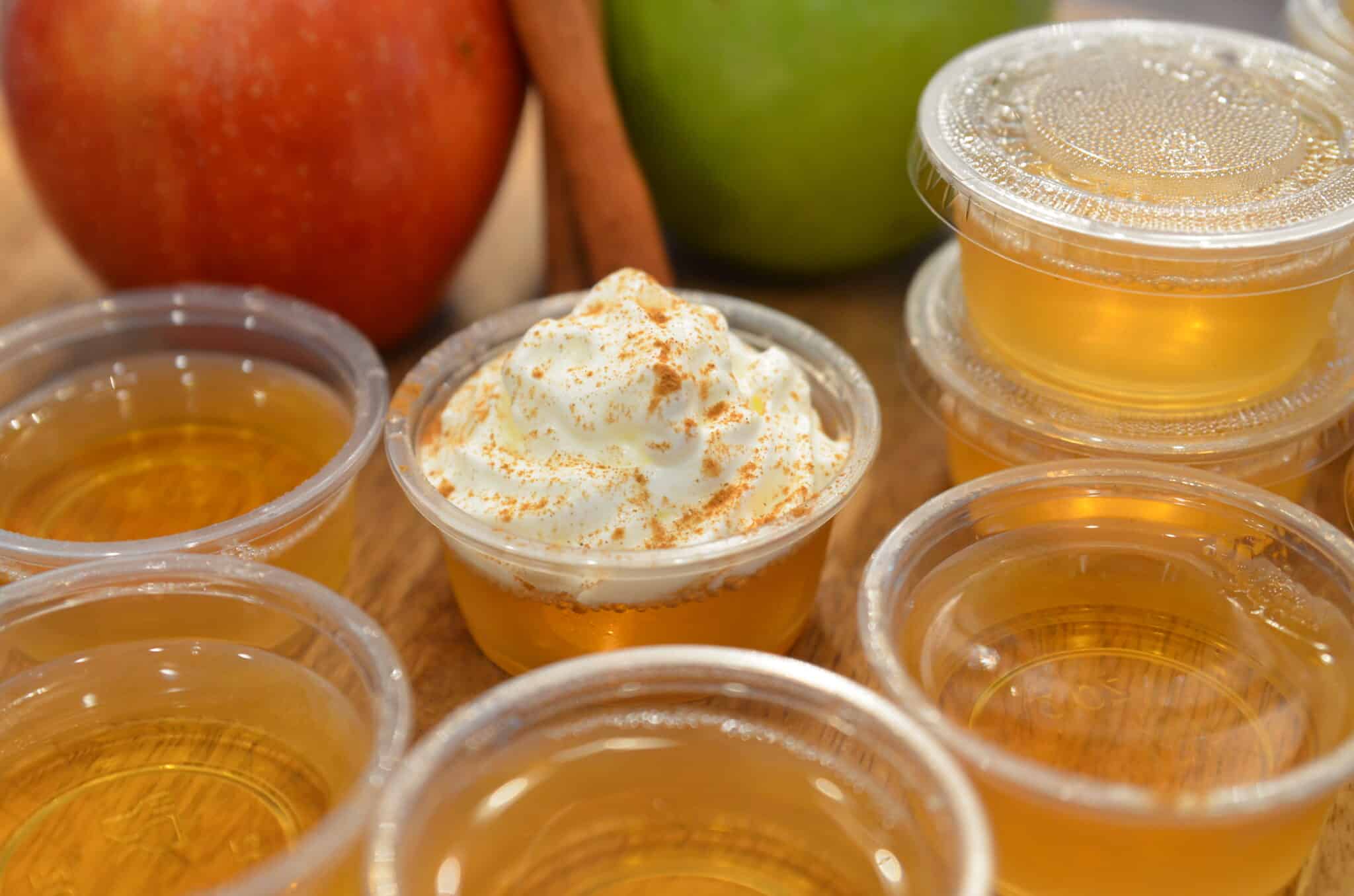 Apple Pie Jello Shots - Sparkles to Sprinkles