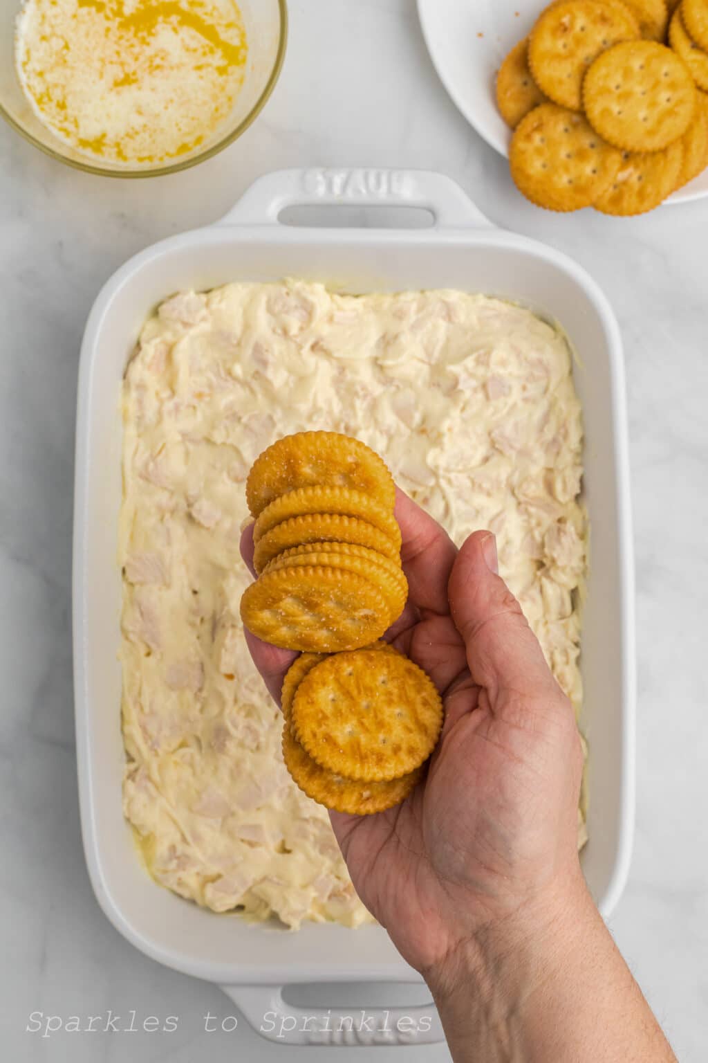 Ritz Chicken Casserole - Sparkles to Sprinkles