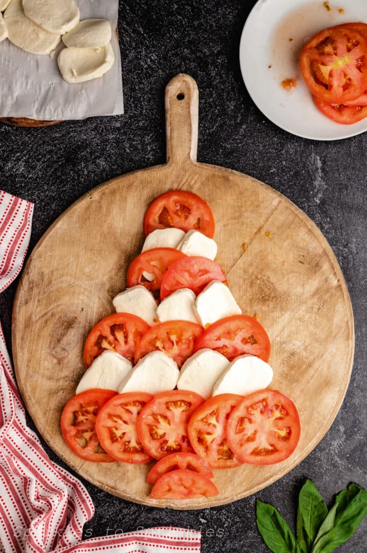 Caprese Christmas Tree - Sparkles to Sprinkles