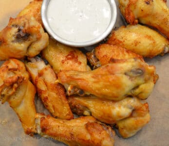 Instant Vortex Plus Omni Air Fryer Crispy Chicken Wings - Sparkles to ...