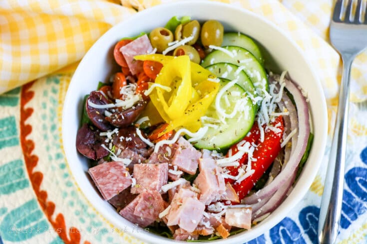 Italian Sub Salad (All the Flavor, None of the Bread!) - Sparkles to ...
