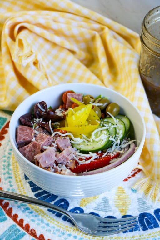Italian Sub Salad (All the Flavor, None of the Bread!) - Sparkles to ...