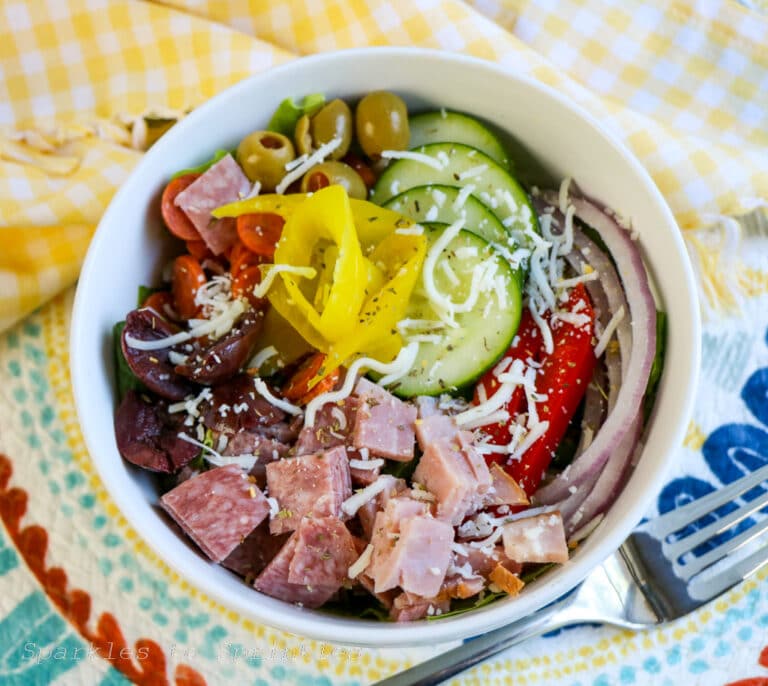 Italian Sub Salad (All the Flavor, None of the Bread!) - Sparkles to ...