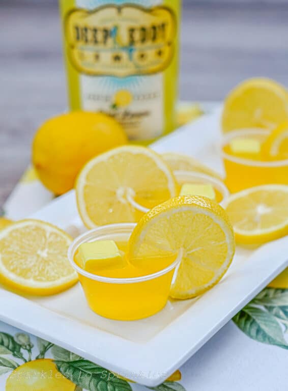 Yellow Starburst Jello Shots - Sparkles to Sprinkles