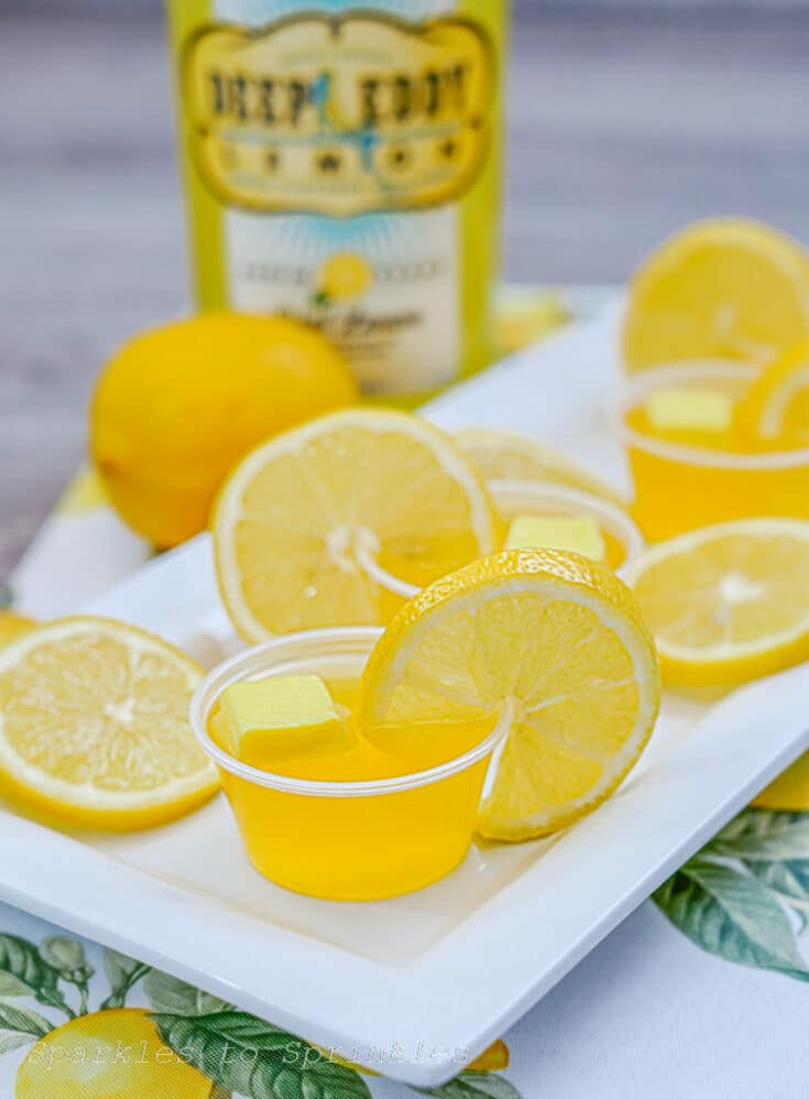 Yellow Starburst Jello Shots - Sparkles to Sprinkles