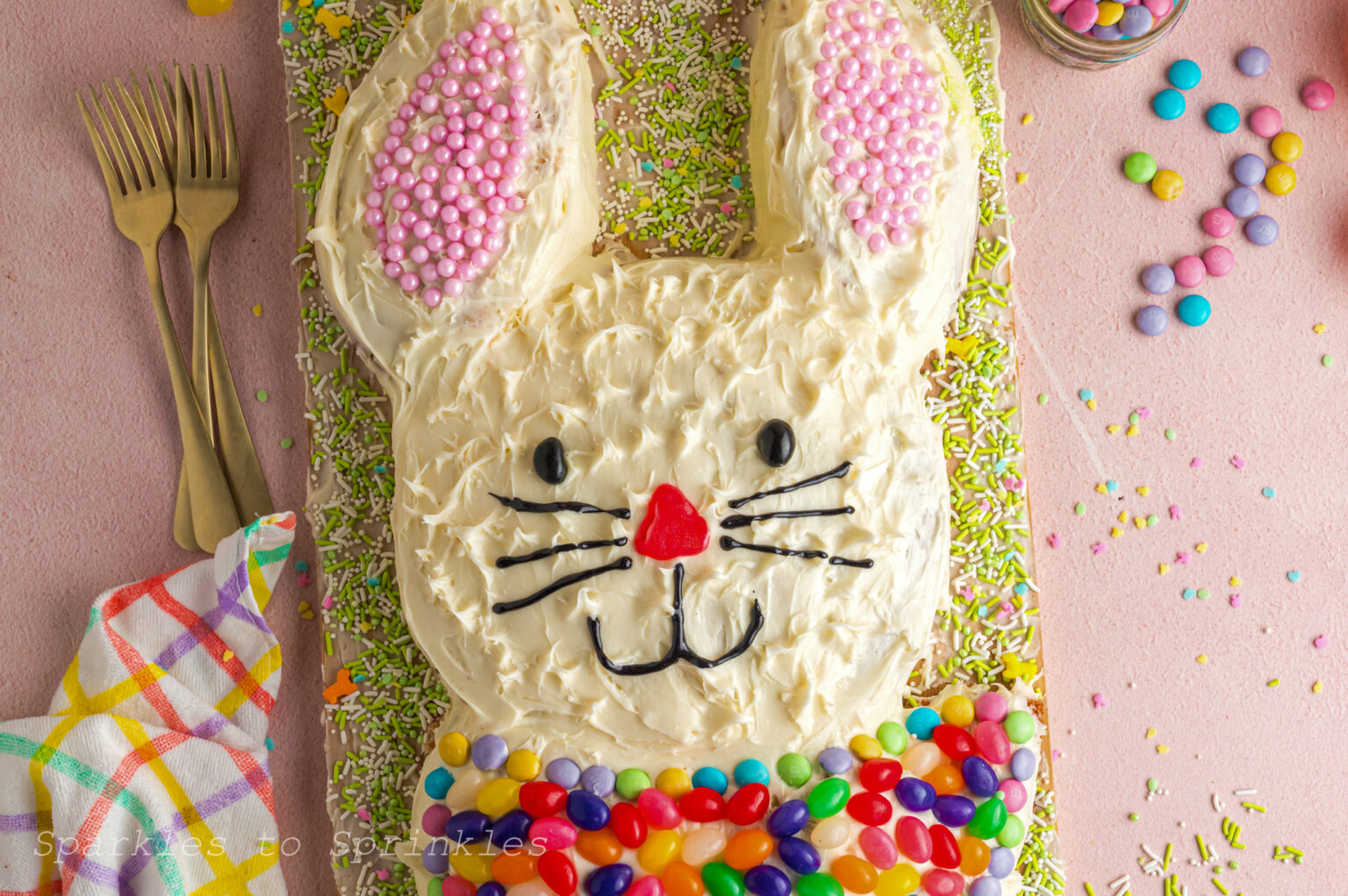 Easter Bunny Cake - Sparkles to Sprinkles
