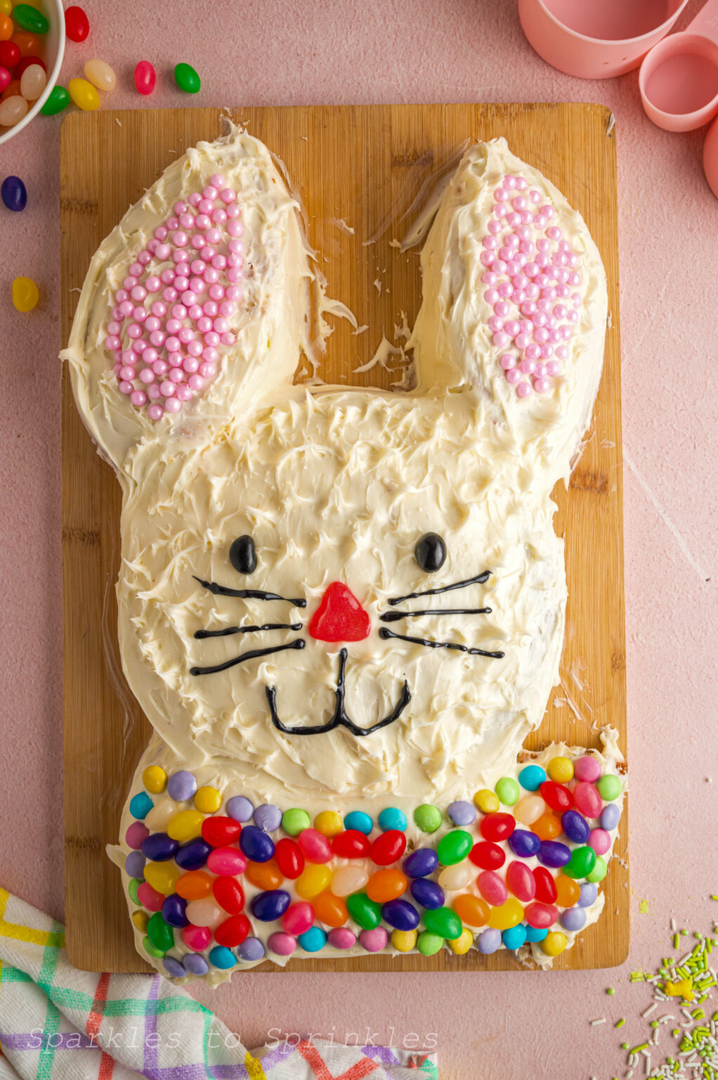 Easter Bunny Cake - Sparkles to Sprinkles