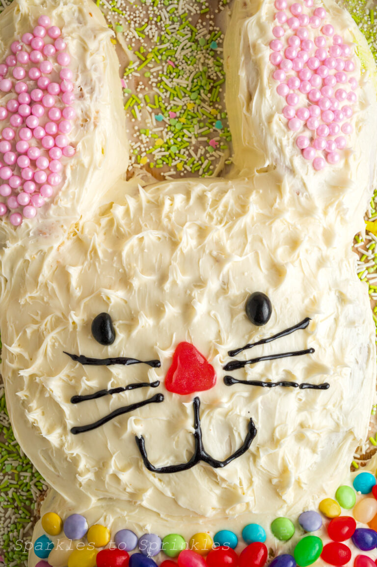 Easter Bunny Cake - Sparkles to Sprinkles