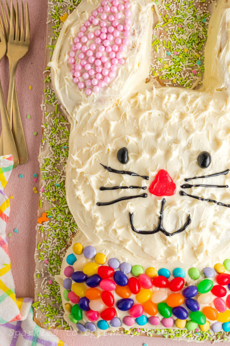 Easter Bunny Cake - Sparkles to Sprinkles