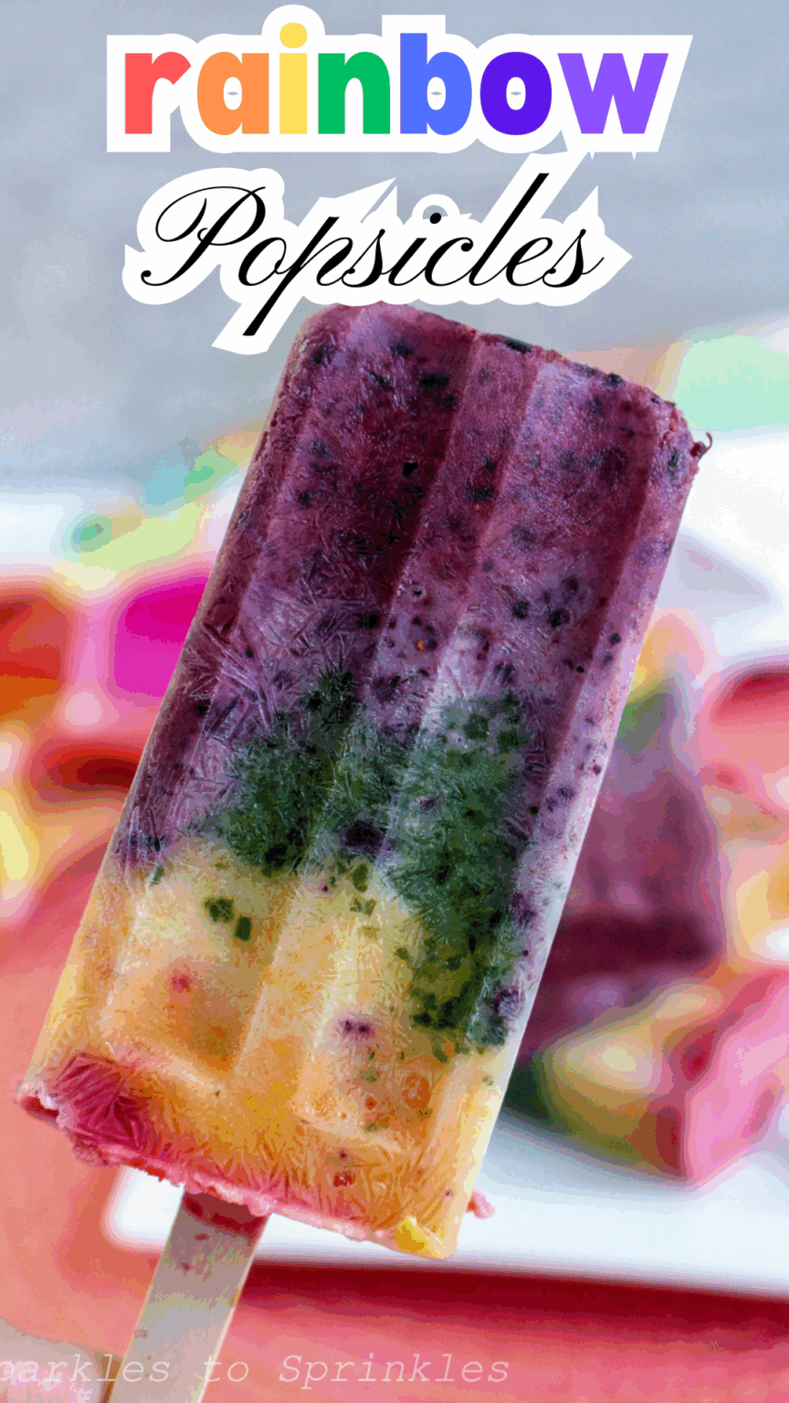 Rainbow Fruit Popsicles: A Healthy Frozen Treat That’s Almost Too ...