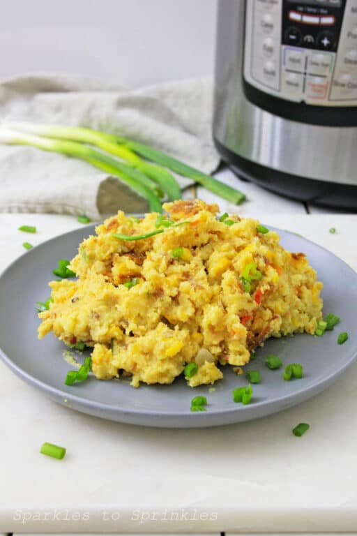 Instant pot loaded corn pudding - Sparkles to Sprinkles