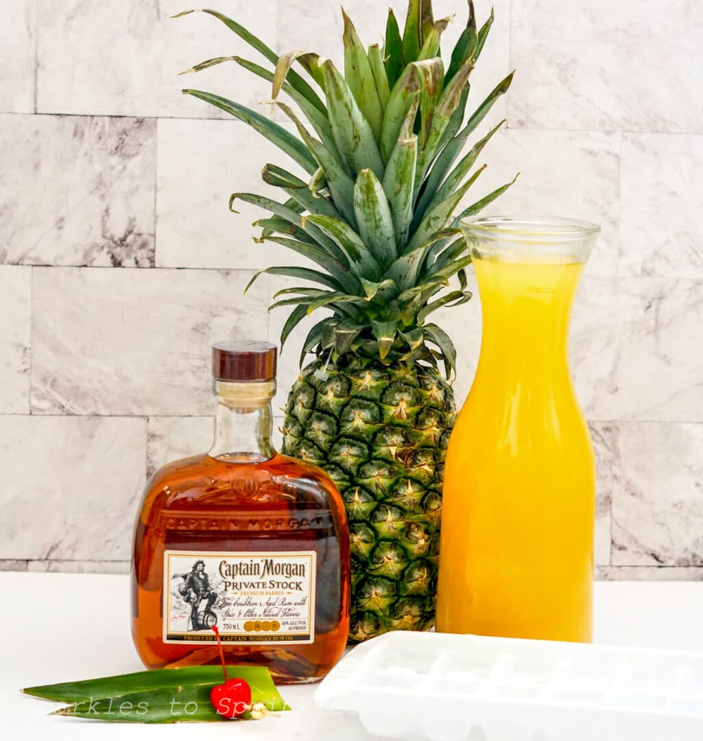 Captain & Pineapple Cocktails - Sparkles to Sprinkles
