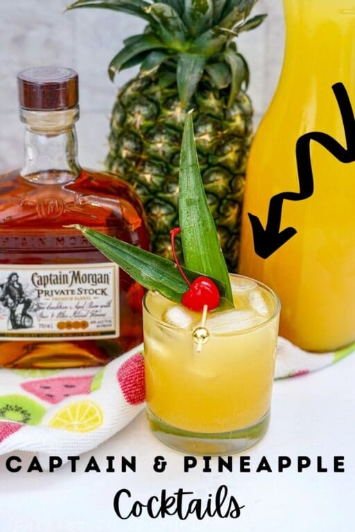 Captain & Pineapple Cocktails - Sparkles to Sprinkles