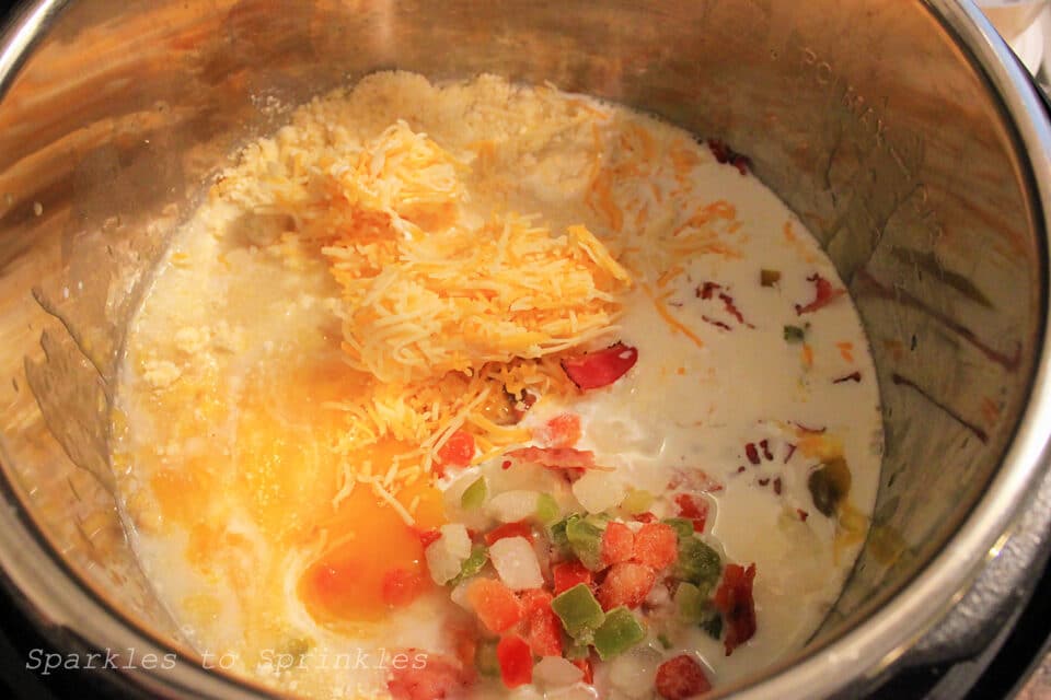 Instant pot loaded corn pudding - Sparkles to Sprinkles