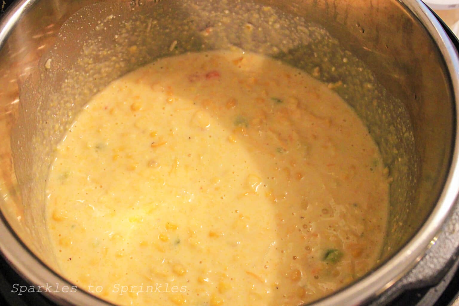 Instant pot loaded corn pudding - Sparkles to Sprinkles