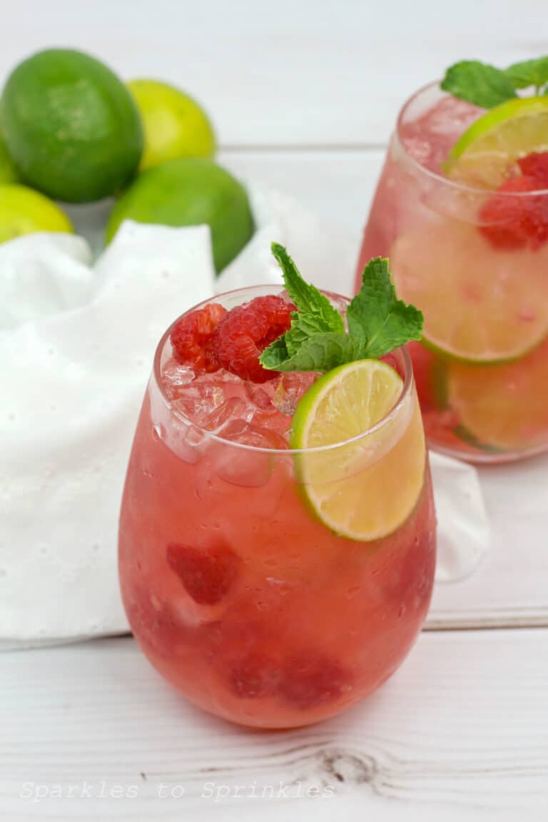 Raspberry Lime Rickey - Sparkles to Sprinkles