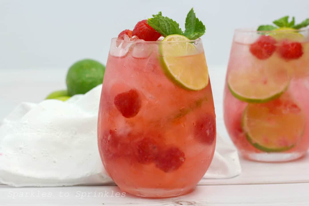 Raspberry Lime Rickey - Sparkles to Sprinkles