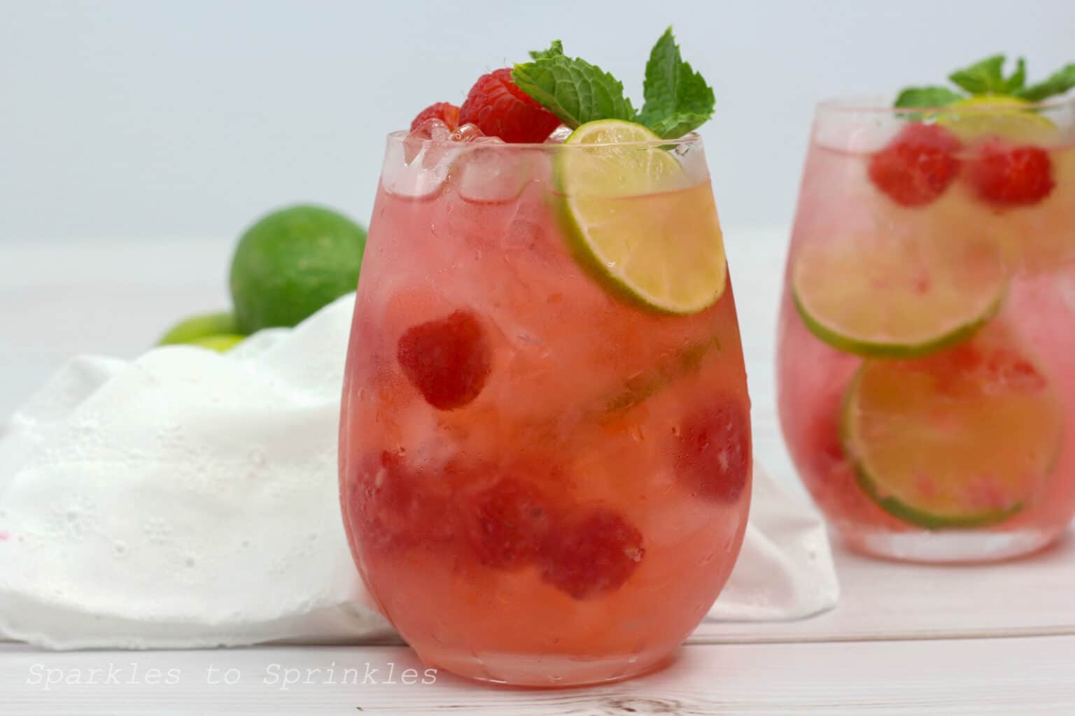 Raspberry Lime Rickey - Sparkles to Sprinkles