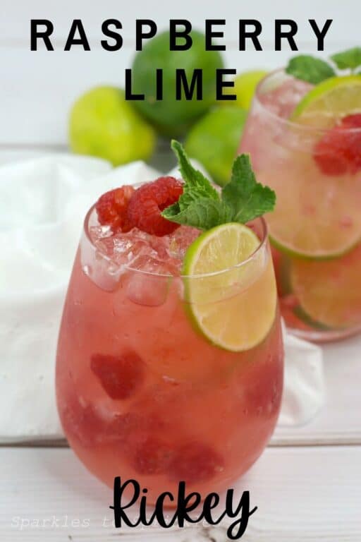 Raspberry Lime Rickey - Sparkles to Sprinkles