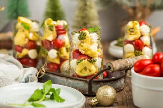 Individual Caprese Salad - Sparkles to Sprinkles