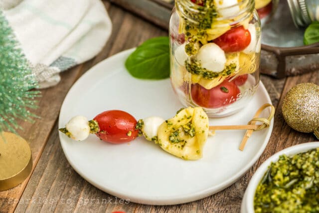 Individual Caprese Salad - Sparkles to Sprinkles