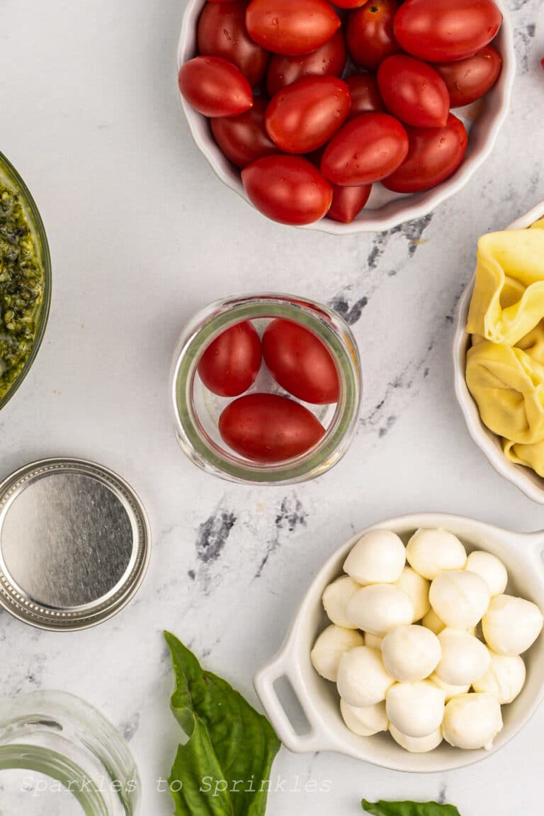 Individual Caprese Salad - Sparkles to Sprinkles