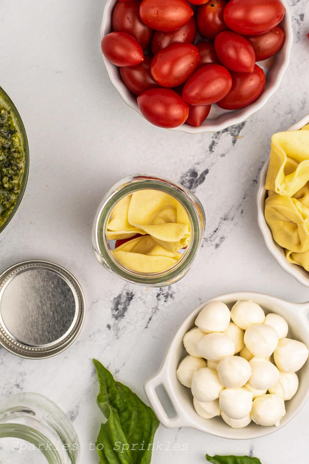 Individual Caprese Salad - Sparkles to Sprinkles