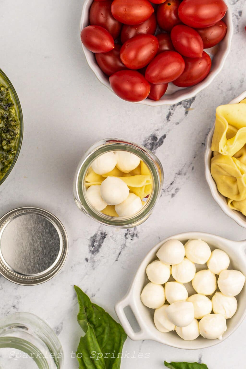 Individual Caprese Salad - Sparkles to Sprinkles