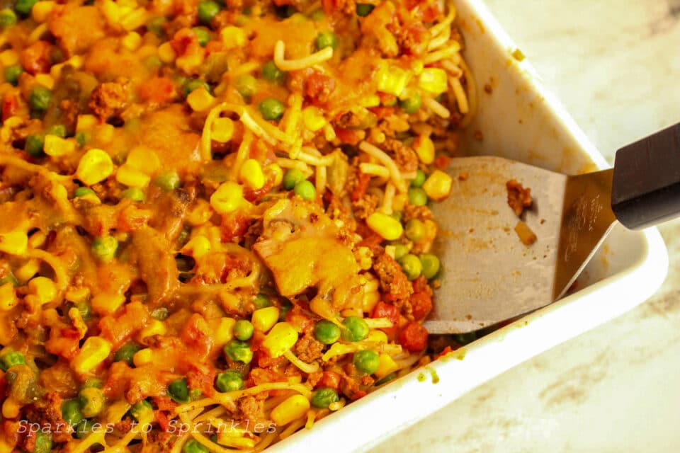 Church Supper Spaghetti - Sparkles to Sprinkles