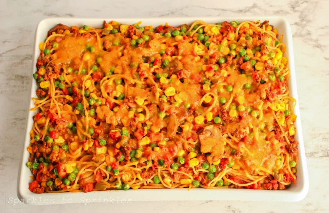 Church Supper Spaghetti - Sparkles to Sprinkles