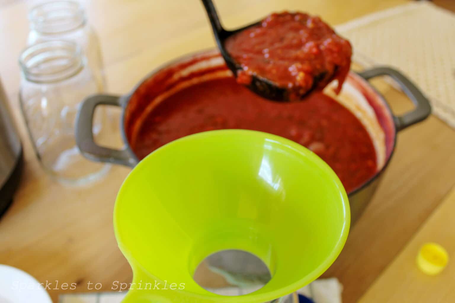 Homemade Spaghetti Sauce + Canning Instructions - Sparkles to Sprinkles