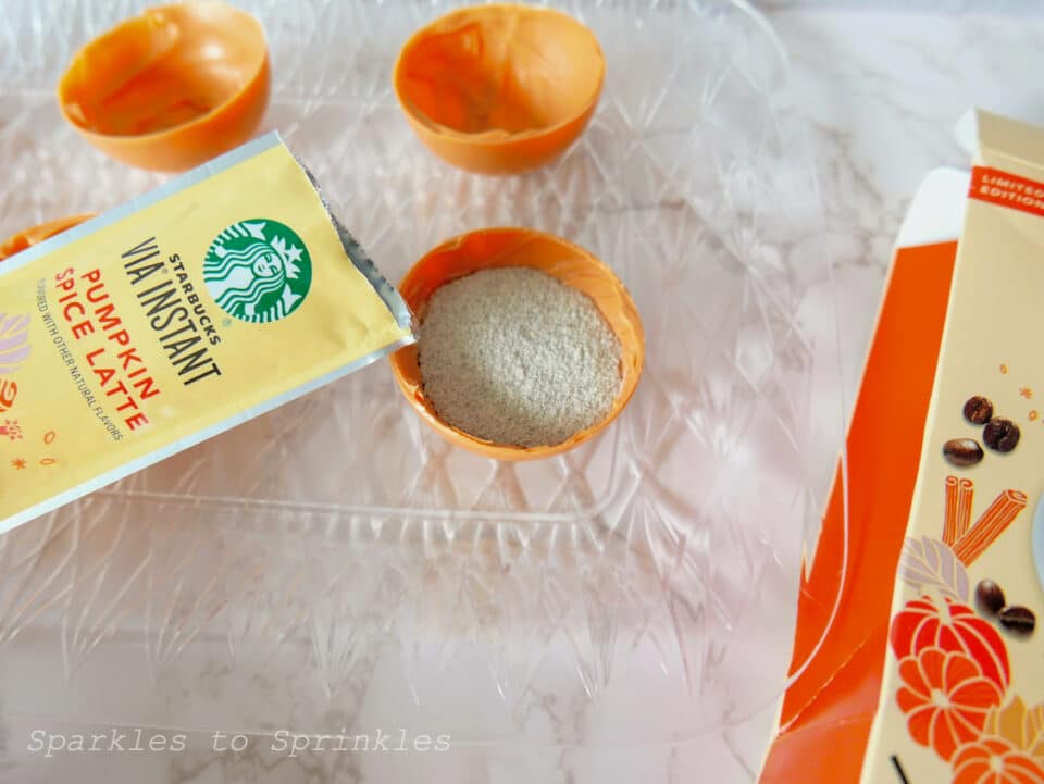 Pumpkin Spice Latte Bombs - Sparkles to Sprinkles