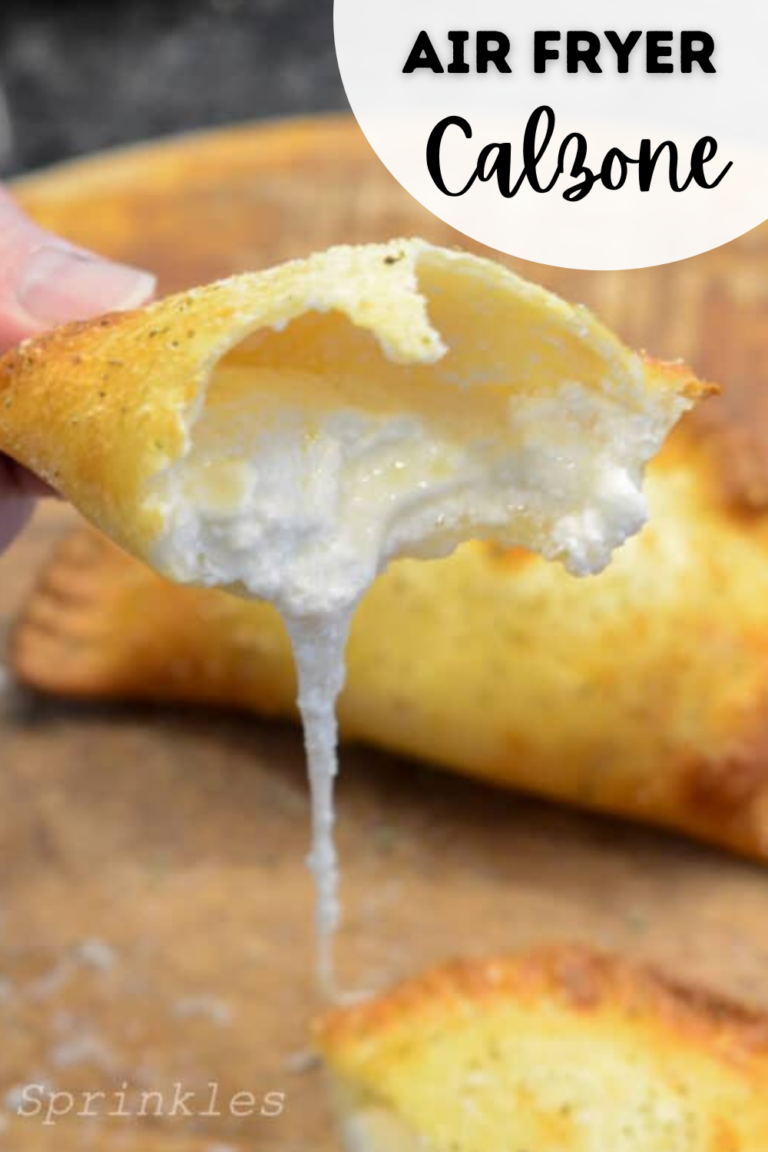 Air Fryer Calzone - Sparkles to Sprinkles